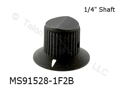 Black Mil Knob MS91528-1F2B